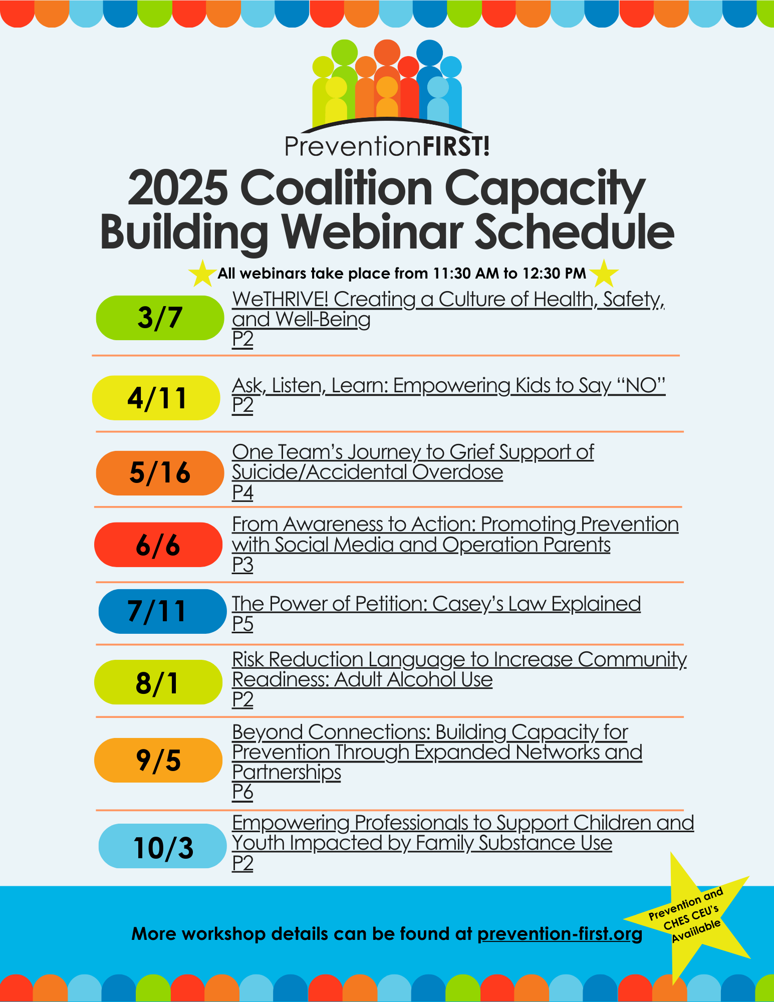 Centers | Center for Community Engagement | Capacity Building Webinars